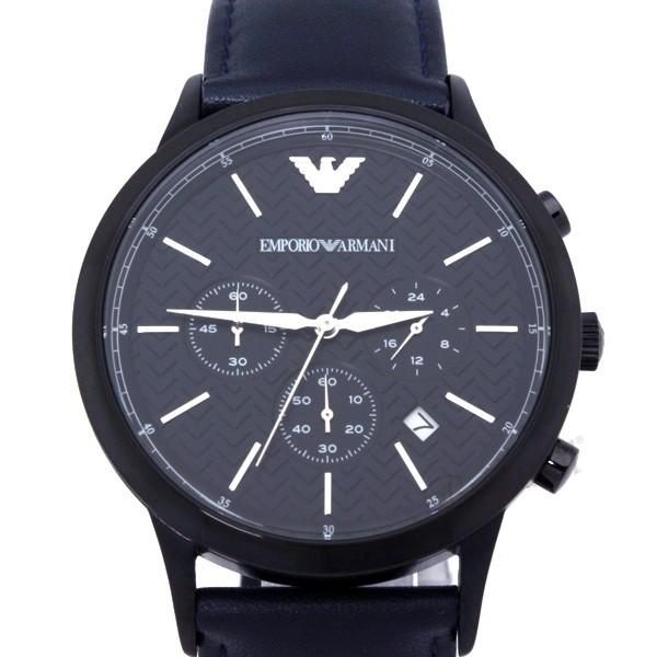EMPORIO ARMANI 《クーポン配布中》エンポリオアルマーニ 腕時計 メンズ Renato クロノグラフ 43mm ネイビー ...