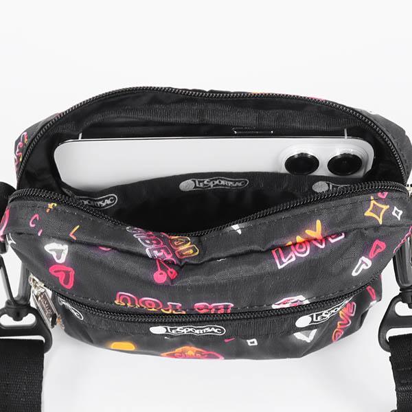 LeSportsac レスポートサック ショルダーバッグ CLASSIC ネオン風 キュート柄 ブラック系 3470 E481 : Brandol - 通販 - Yahoo!ショッピング