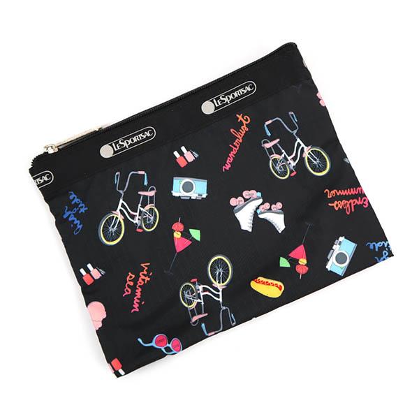 LeSportsac 《クーポン配布中》レスポートサック ショルダーバッグ CLASSIC HOBO クラシックホーボー マルチアイコン柄 ブラック系 7520 E196 : Brandol ...