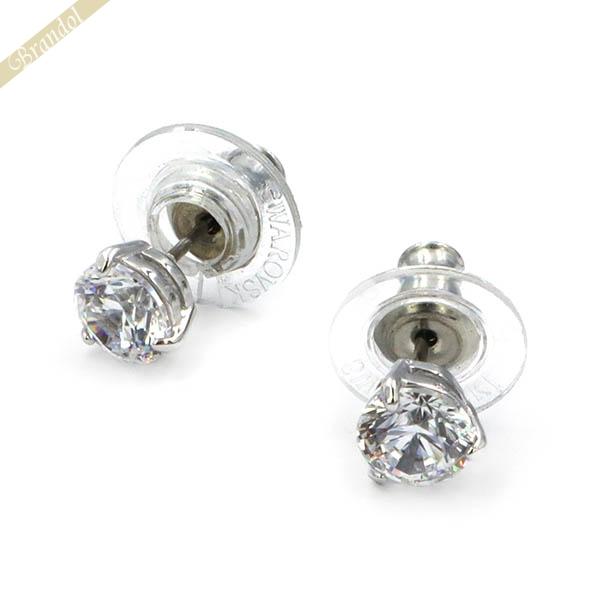 SWAROVSKI スワロフスキー ピアス Swarovski レディース Solitaire ソリテール クリスタル スタッド シルバー 1800046 [取寄品]【クーポン配布 ...