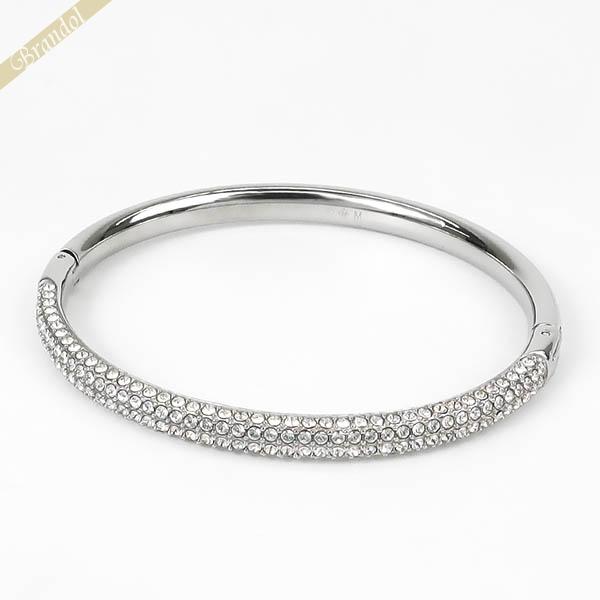 SWAROVSKI スワロフスキー バングル Swarovski ストーン ミニ ラインストーン クリスタル ブレスレット シルバー ...