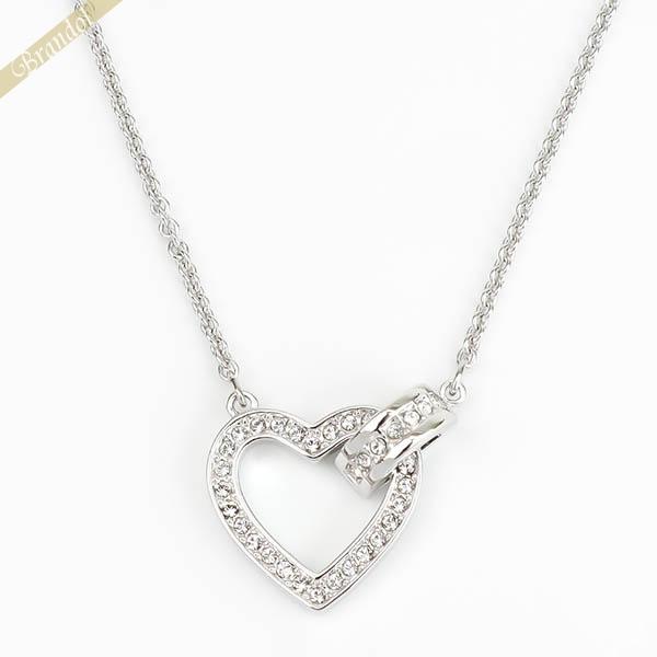 SWAROVSKI スワロフスキー ネックレス Swarovski Lovely ラインストーン ハート ペンダント シルバー 5636444 ...