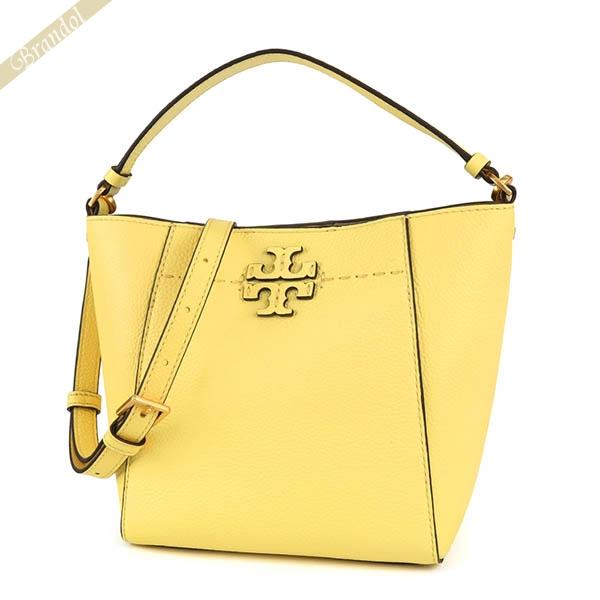 TORY BURCH 《P6倍_2日10:59迄》トリーバーチ ショルダーバッグ レディース マックグロー 2way バケットバッグ イエロー ...