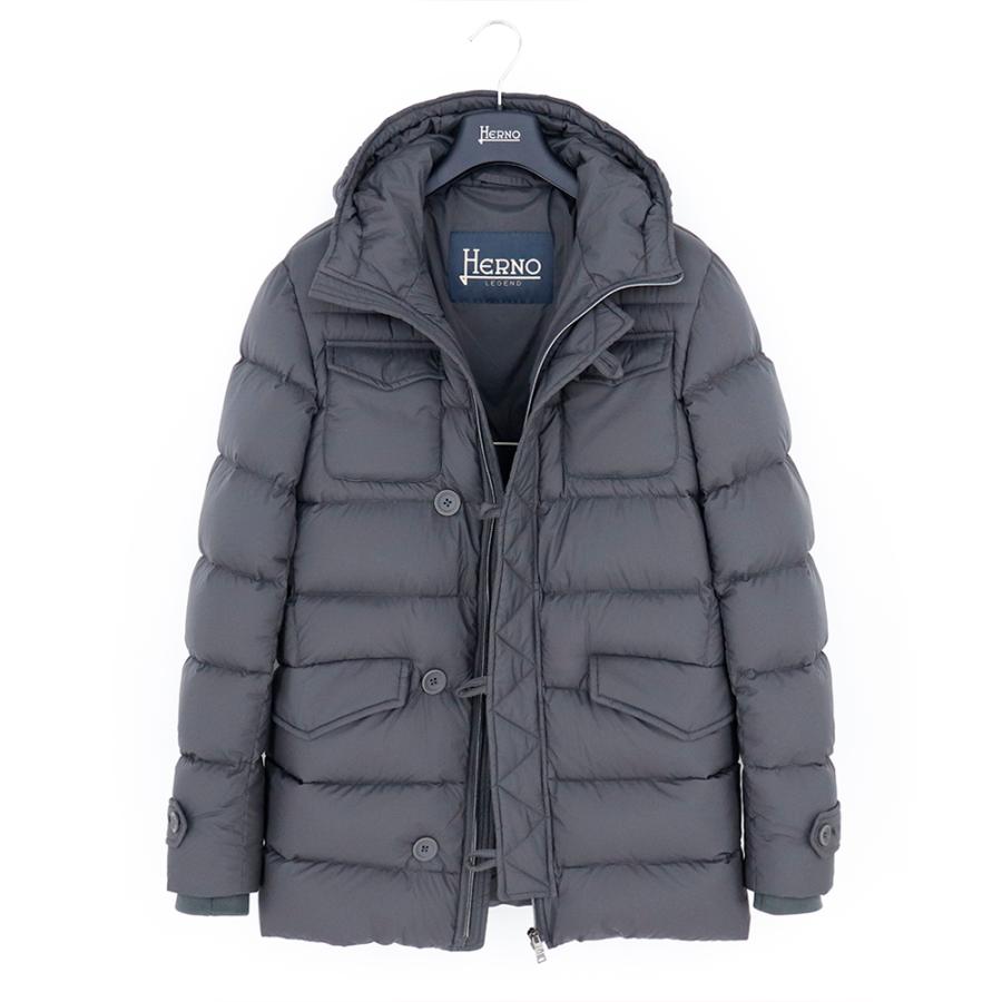 ヘルノ ダウンジャケット HERNO L'ESKIMO レスキモー PI004ULE 19288 ネイビー ブラック グレー アウター ナイロン 軽量 防寒着 : herno-0008 ...