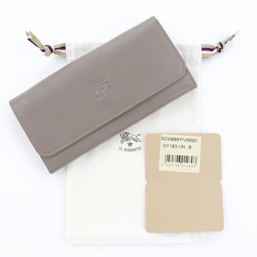 IL BISONTE イルビゾンテ 長財布 三つ折り ボタン フラップ IL BISONTE イルビゾンテ 長財布 三つ折り ボタン フラップ