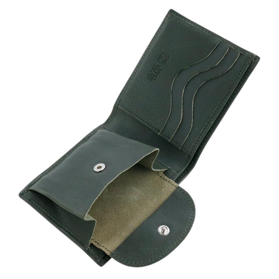 IL BISONTE イルビゾンテ 財布 二つ折り SBW007 PO0001 GR378N IL BISONTE イルビゾンテ 財布 二つ折り SBW007 PO0001 GR378N