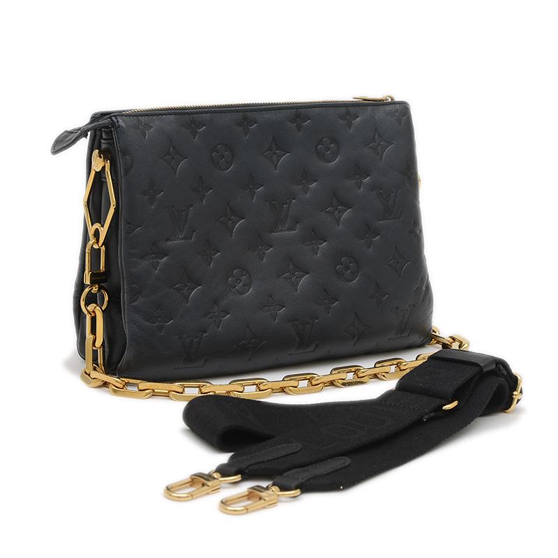 LOUIS VUITTON ルイ・ヴィトン モノグラム クッサンPM 2WAYバッグ ブラック M57790 : THIERRY - 通販 - Yahoo!ショッピング