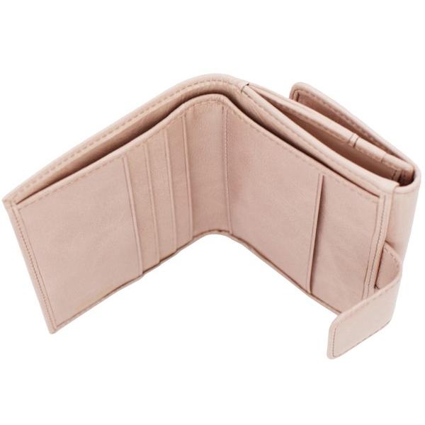 miu miu財布 ミュウミュウ Wホック二つ折り財布 リボン VITELLO SHINE F 5MH523 ベージュピンク : brandream - 通販 - Yahoo!ショッピング