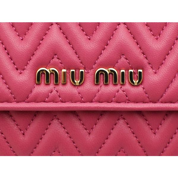miu miu財布 ミュウミュウ Wホック二つ折り財布 NAPPA IMPUNTURE miu miu財布 ミュウミュウ Wホック二つ折り財布 NAPPA IMPUNTURE