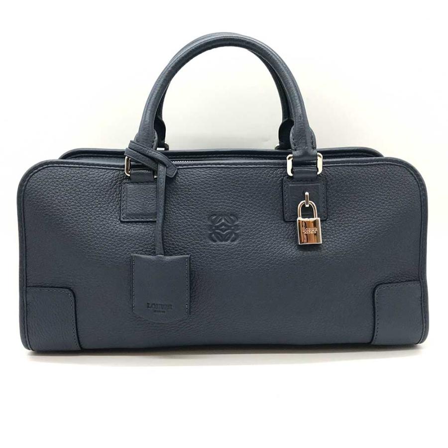ロエベ ハンドバッグ アマソナ35 ネイビー 紺 アナグラム レザー Aランク LOEWE 中古 六甲道店 : 3-ot240202-2u : BrandRitz - 通販 - Yahoo ...