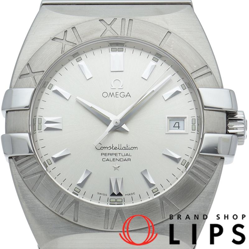OMEGA オメガ コンステレーション ダブルイーグル パーペチュアルカレンダー 38mm 1513.30 SS メンズ時計 シルバー 仕上 : ブランドショップ・リップス - 通販 ...