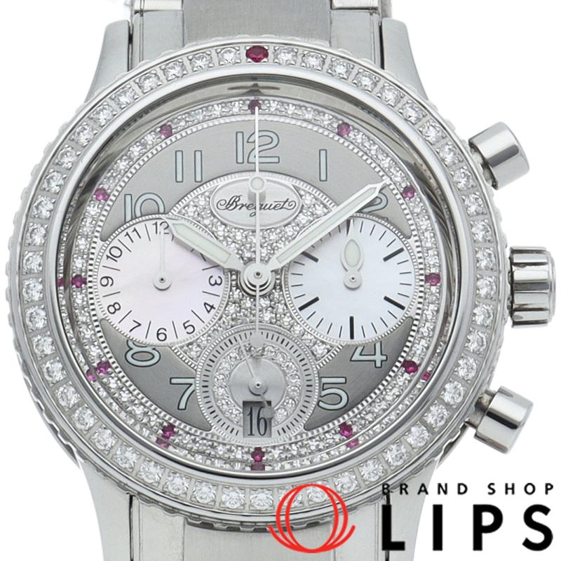 ブレゲ トランスアトランティック タイプ20 ウォッチ ダイヤベゼル ダイヤ文字盤 4821ST/R2/S76.D000 保証書 : ブランド ...