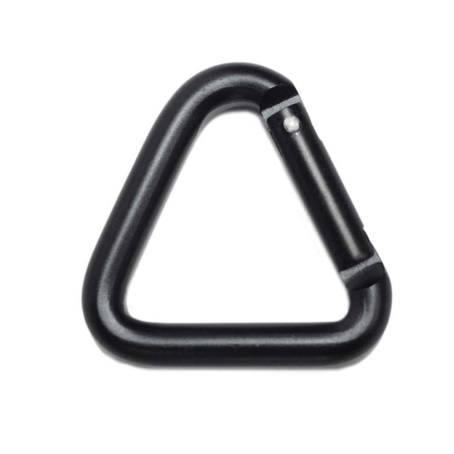 通常便なら送料無料 三角カラビナ トライアングルカラビナ フック金具 Triangle carabiner 4個セット キーホルダー ...