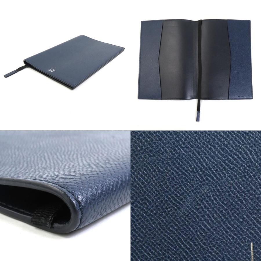 ダンヒル Dunhill 手帳カバー レザー ネイビー :55085a:ブランドバリュー - 通販 - Yahoo!ショッピング