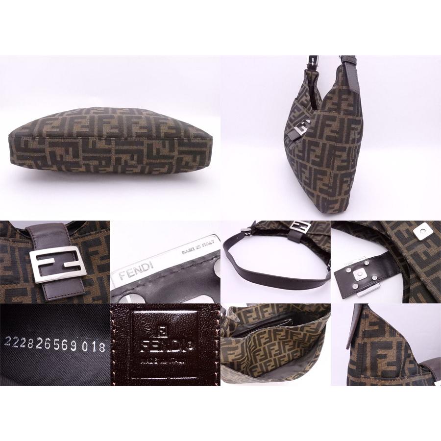 FENDI フェンディ ショルダーバッグ ズッカ キャンバスxレザー FENDI フェンディ ショルダーバッグ ズッカ キャンバスxレザー