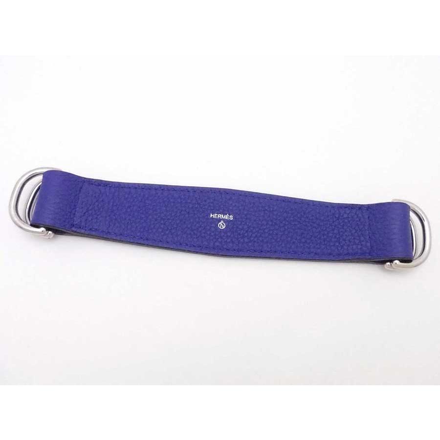 HERMES エルメス ストラップ プティアッシュ プチH レザー/メタル ブルー : ブランドバリュー - 通販 - Yahoo!ショッピング