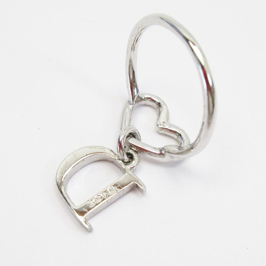 Christian Dior（クリスチャン・ディオール） 指輪 リング 金属素材xストーン シルバーxクリア 定番人気 : ブランドバリュー ...