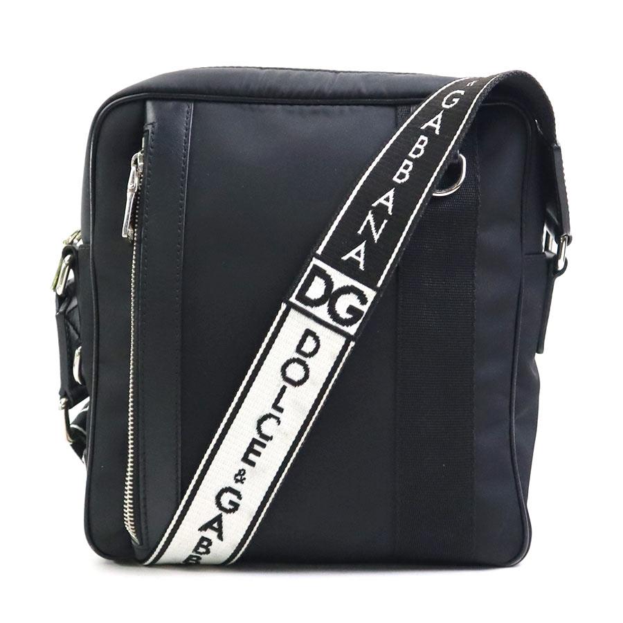 ドルチェアンドガッバーナ DOLCE&GABBANA ショルダーバッグ ナイロン ブラック : ブランドバリュー - 通販 - Yahoo!ショッピング