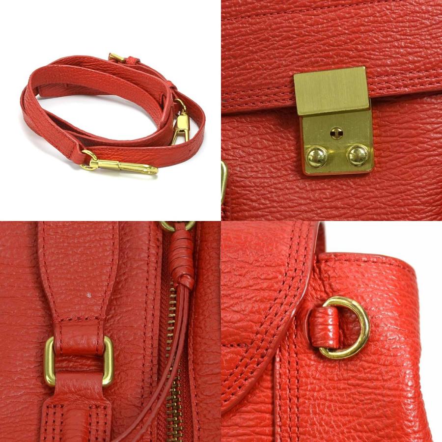 3.1フィリップリム 3.1 Phillip Lim ハンドバッグ ショルダーバッグ レザー レッド : r10089g : ブランドバリュー ...