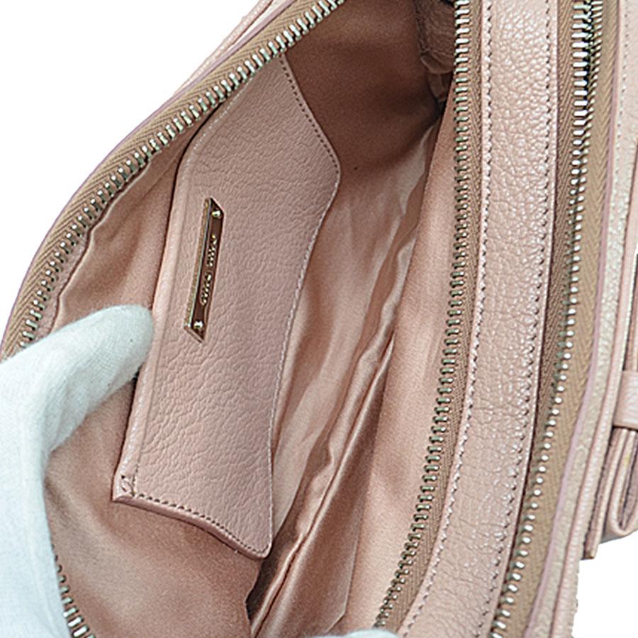 ミュウミュウ MIU MIU バッグ レザーxラインストーンx金属素材 ピンクxシルバー 定番人気 :r9157a:ブランドバリュー - 通販 ...