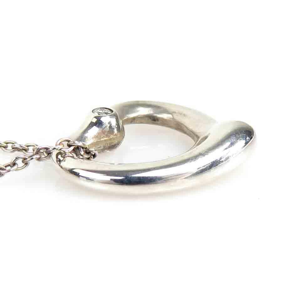 TIFFANY&Co. ティファニー ネックレス オープンハート 1Pダイヤ シルバー925/ダイヤモンド シルバー : ブランドバリュー - 通販 - Yahoo!ショッピング