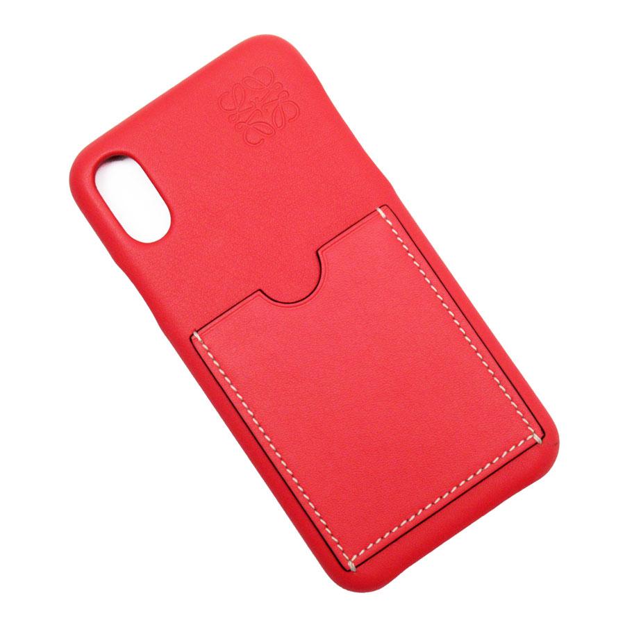 LOEWE ロエベ iPhoneケース iPhone X/XS レザー ピンク系 : ブランドバリュー - 通販 - Yahoo!ショッピング