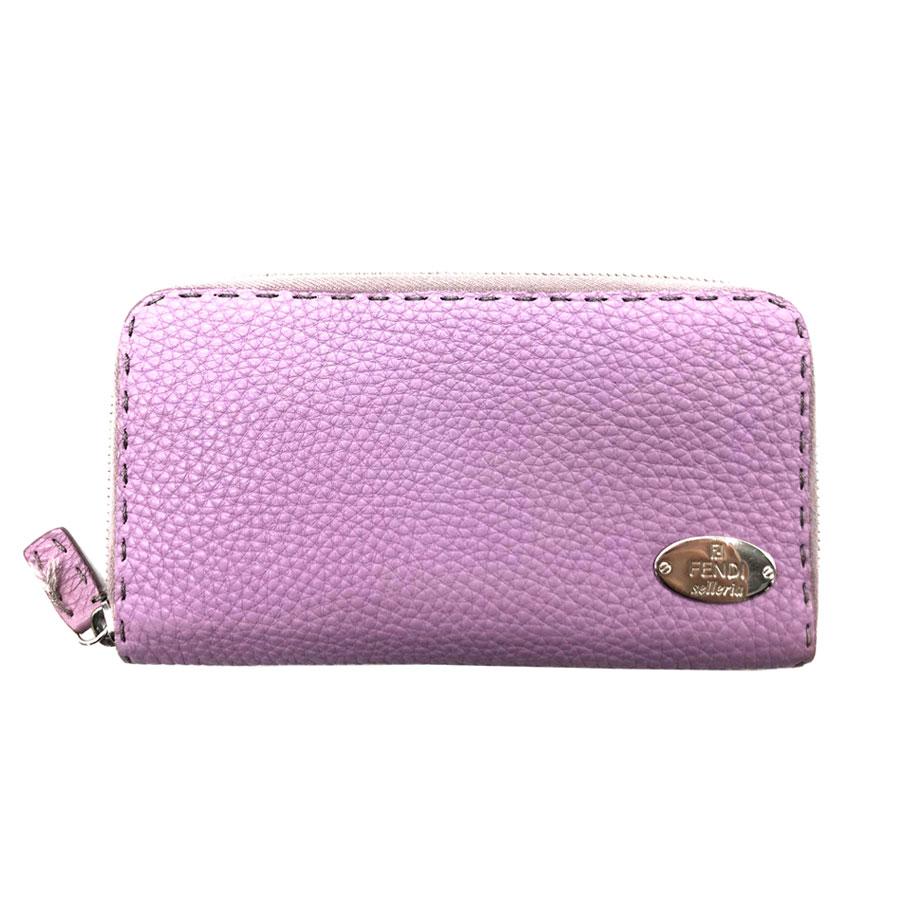 FENDI フェンディ ラウンドファスナー長財布 セレリア レザー FENDI フェンディ ラウンドファスナー長財布 セレリア レザー