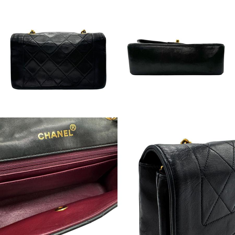 CHANEL（シャネル） ショルダーバッグ マトラッセ レザー/メタル ブラック/ゴールド : ブランドバリュー - 通販 - Yahoo ...