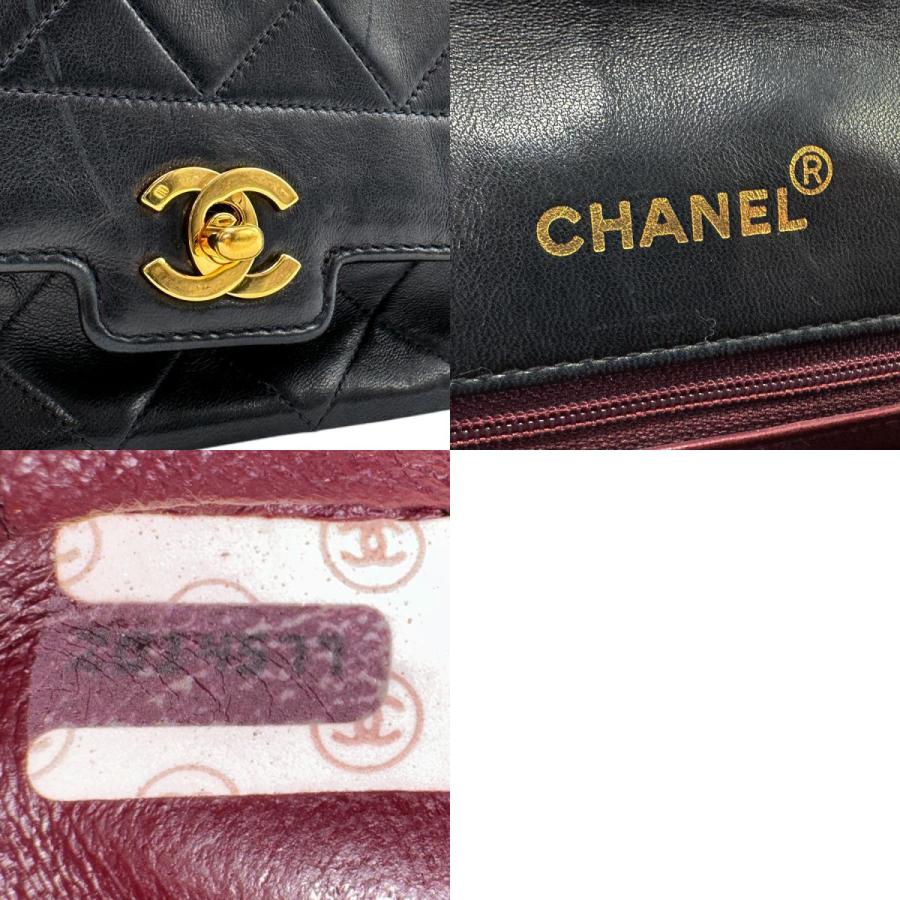 CHANEL（シャネル） ショルダーバッグ マトラッセ レザー/メタル ブラック/ゴールド : ブランドバリュー - 通販 - Yahoo ...