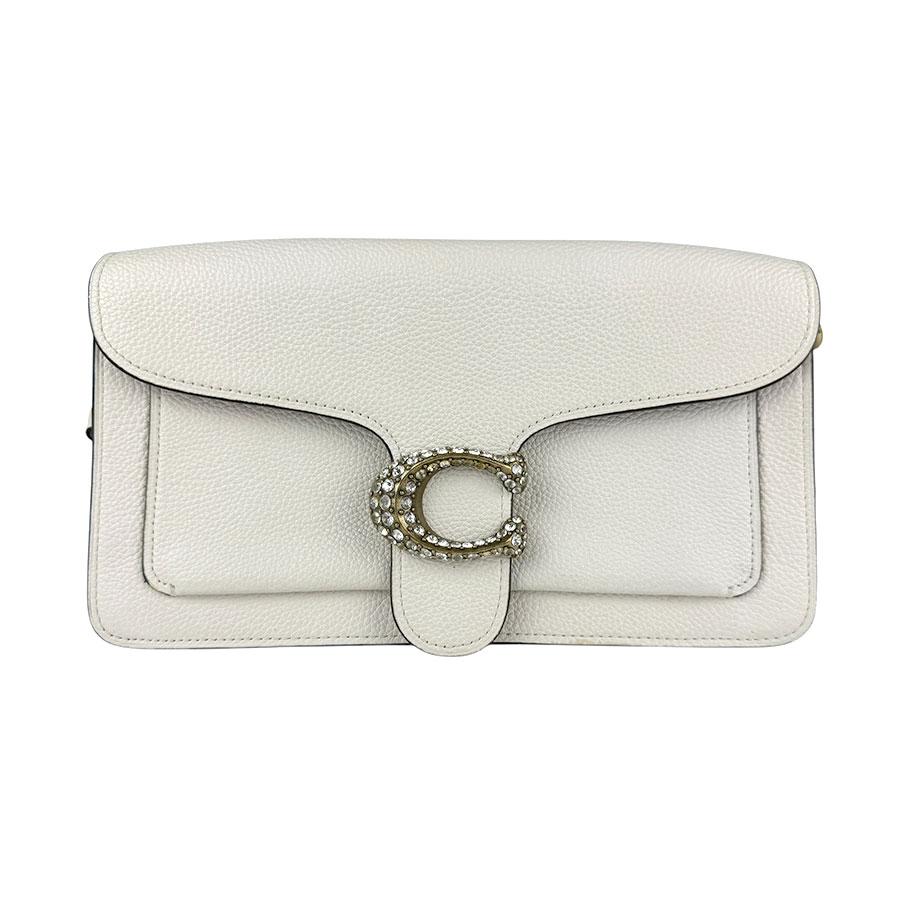 COACH コーチ ショルダーバッグ レザー/ラインストーン オフホワイト : ブランドバリュー - 通販 - Yahoo!ショッピング