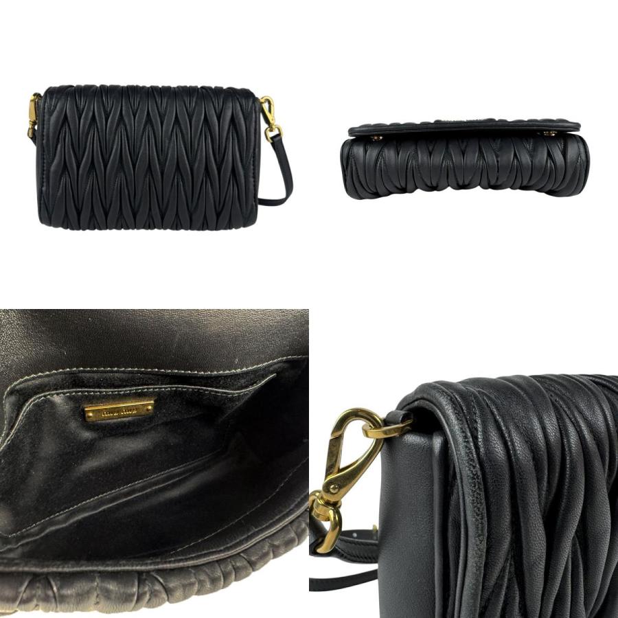 miu miu（ミュウミュウ） ショルダーバッグ マテラッセ レザー