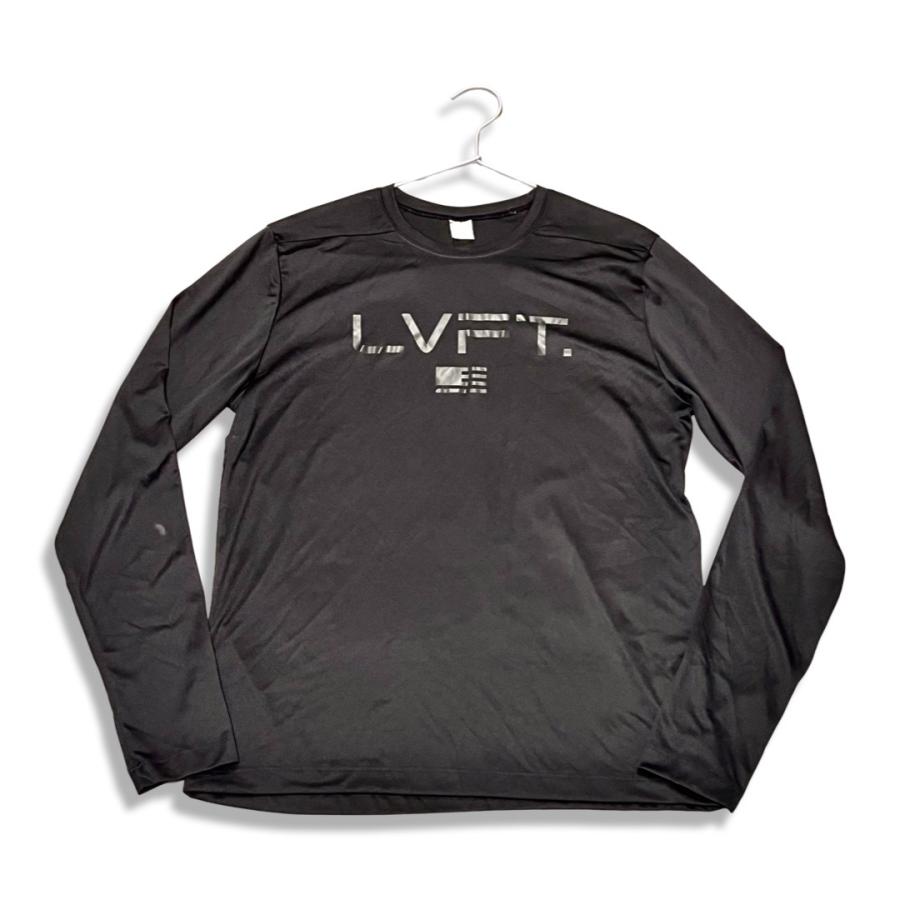 LVFT LIVE FIT リブフィット ロゴ 長袖 Tシャツ ロンT ブラック size M メンズ トレーニング フィットネス スポーツ ...