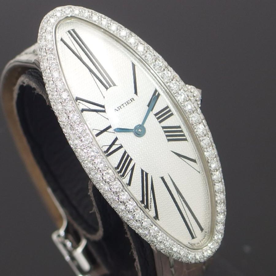 Cartier BAIGNOIRE ALLONGEE ベニュワール アロンジェ 2514 手巻 レディース 腕時計 ケース付「19306 ...