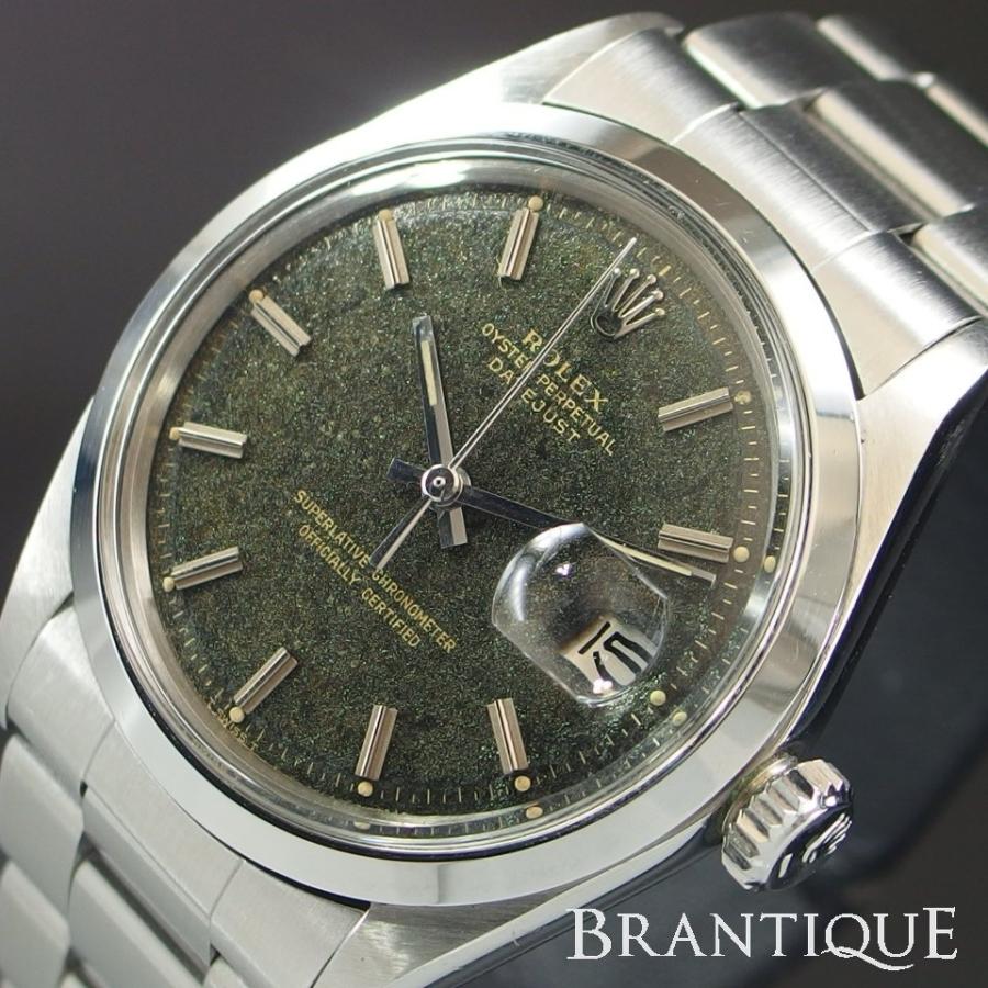 ROLEX ロレックス OYSTER PERPETUAL DATEJUST Ref.1600 ブラックミラーエイジングダイアル SS 自動巻 ...