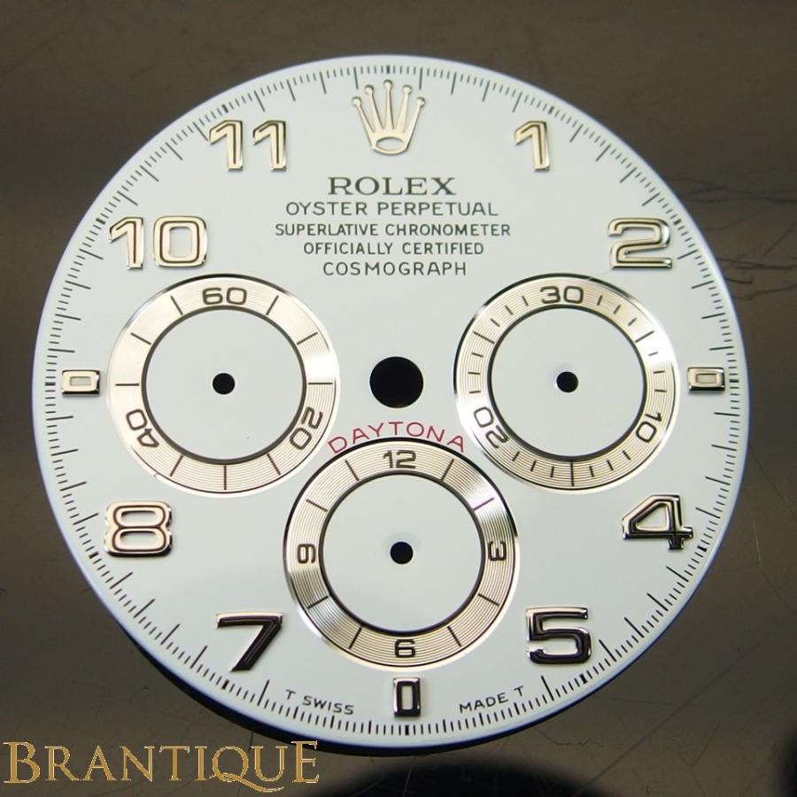 ROLEX 純正パーツ ロレックス DAYTONA デイトナ用 16519 ホワイトxシルバー色文字盤 メンズ 腕時計用「20246 ...