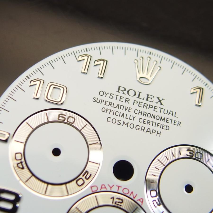 ROLEX 純正パーツ ロレックス DAYTONA デイトナ用 16519 ホワイトxシルバー色文字盤 メンズ 腕時計用「20246 ...