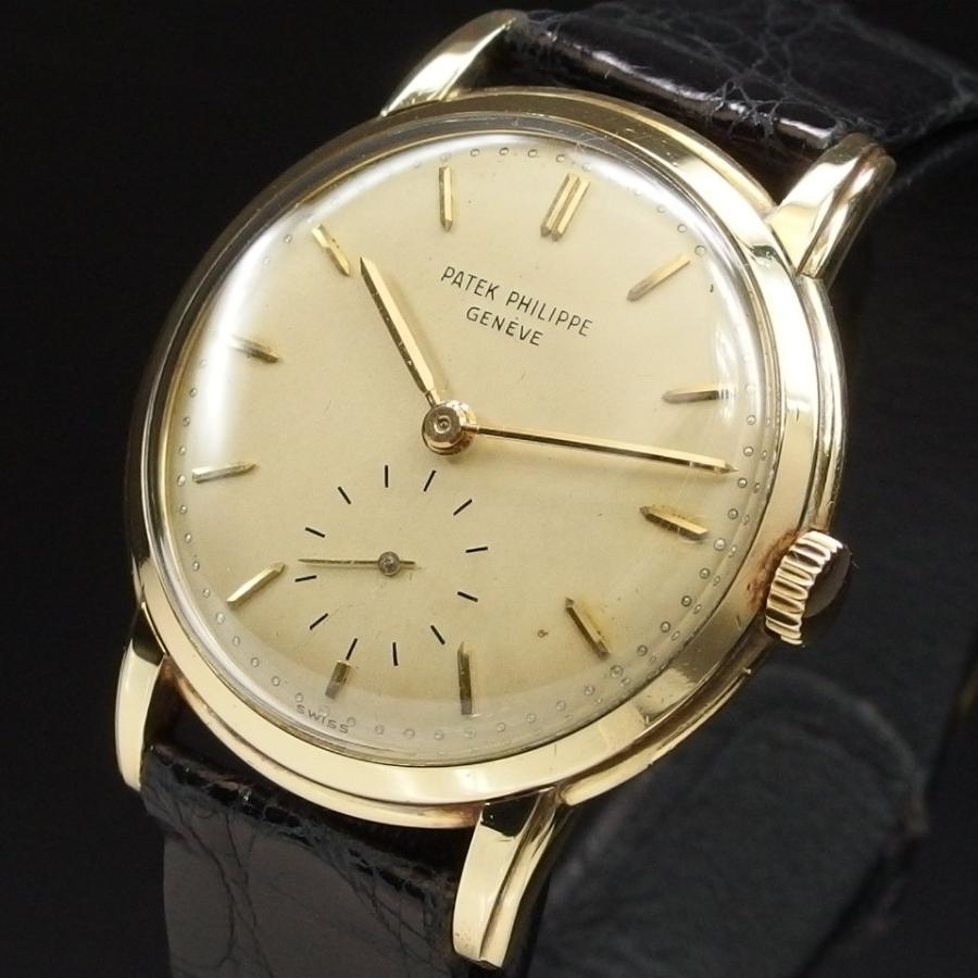 PATEK PHILIPPE パテックフィリップ K18YG 手巻 2484 メンズ 腕時計 純正BOX 箱付き 【超希少 アンティーク 10-200ムーブメント】「21151 ...