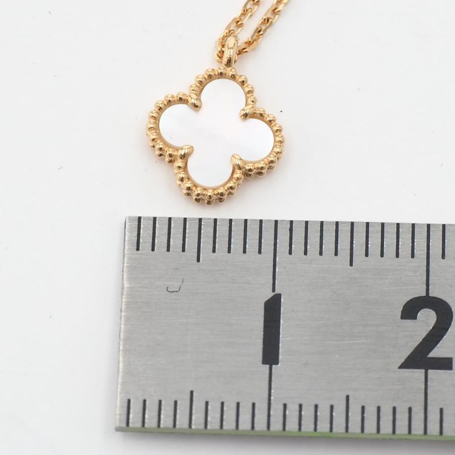美品 ヴァンクリーフ&アーペル Van Cleef&Arpels VCA K18 シェル VCARF69100 ケース 箱付 レディース アクセサリー ネックレス 「21292 ...