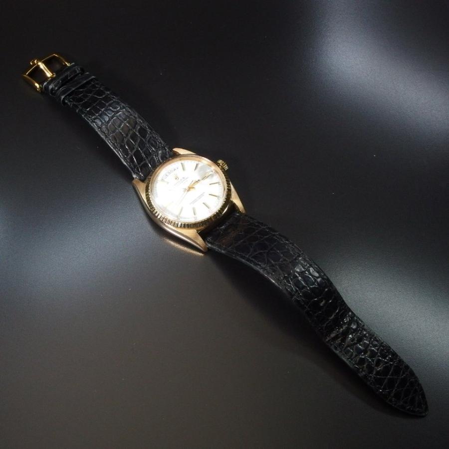 ROLEX ロレックス オイスターパーペチュアル デイデイト Ref.1803 K18YG ATメンズ 腕時計 【超希少 ホワイトダイヤル 赤 ...