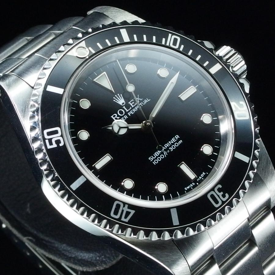 ロレックス ROLEX SUBMARINER サブマリーナ 14060M K番〜 2001年 SS 自動巻き 黒 文字盤 回転ベゼル メンズ ...