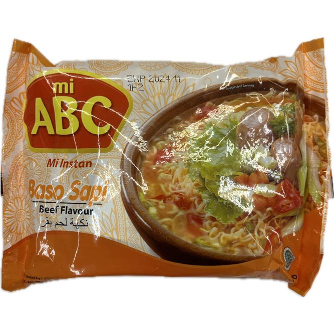 mi ABC Baso Sapi Beef Flavour インスタントラーメン バソ味 インドネシア 70g : abc-bss-g070 : COPA MART - 通販 - Yahoo ...