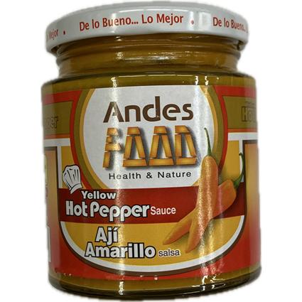 Andes FOOD Yellow Hot Pepper Sauce Aji Amarillo Salsa Peru アンデスフード イエロー ...