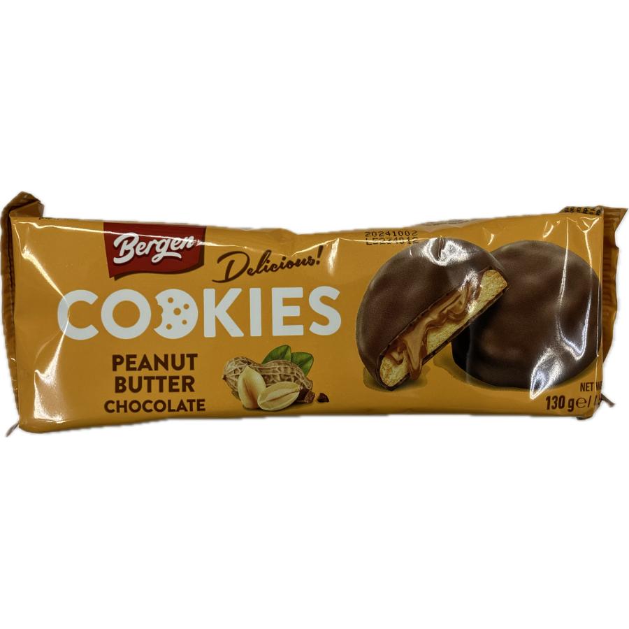 Bergen Delicious COOKIES Peanut Butter Chocolate ベルゲン デリシャスクッキーズ ピーナッツ ...
