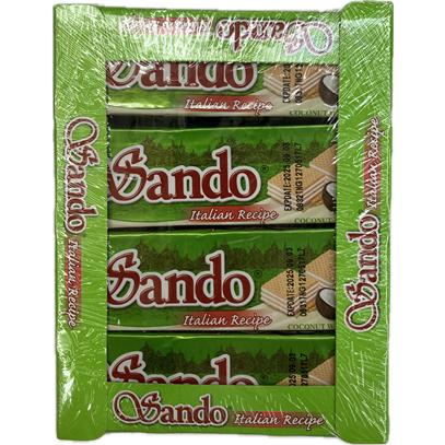 MAYORA Sando Coconut Wafer Indonesia マヨーラ サンド ココナッツ風味ウエハース インドネシア産 384g ...