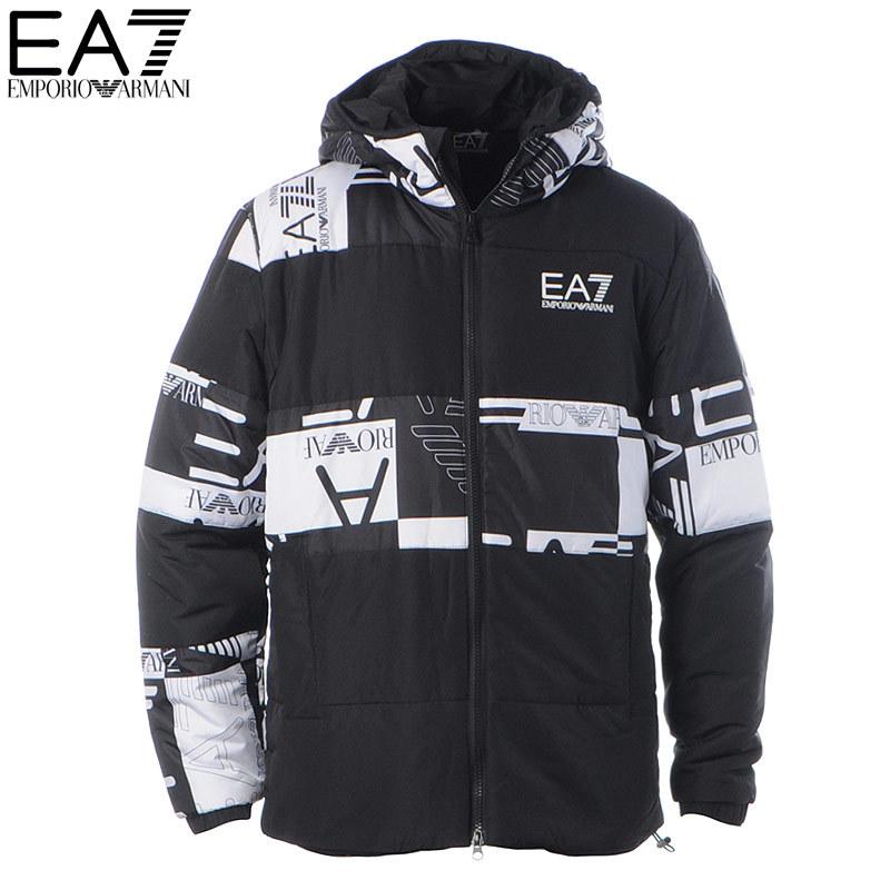 EA7 エンポリオアルマーニ EMPORIO ARMANI ナイロンジャケット ブルゾン アウター メンズ ブランド 6HPB36 PN28Z ブラック : BRAVAS - 通販 ...