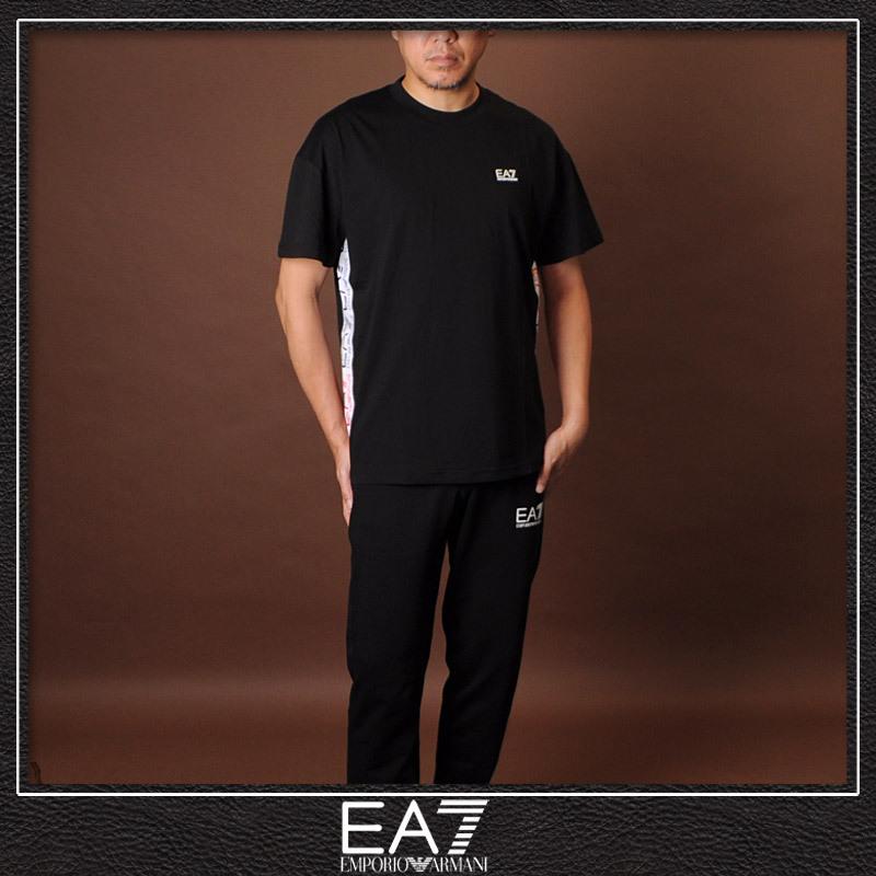 EA7 エンポリオアルマーニ EMPORIO ARMANI Tシャツ 半袖 クルーネック メンズ 3KPT13 PJ02Z ブラック : BRAVAS - 通販 - Yahoo!ショッピング