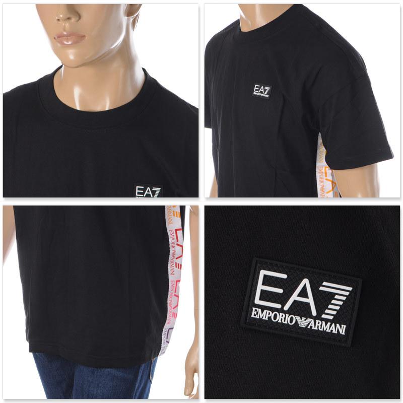 EA7 エンポリオアルマーニ EMPORIO ARMANI Tシャツ 半袖 クルーネック メンズ 3KPT13 PJ02Z ブラック : BRAVAS - 通販 - Yahoo!ショッピング