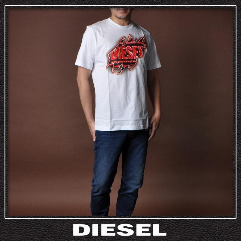 DIESEL ディーゼル Tシャツ メンズ ブランド クルーネック 半袖 DIESEL ディーゼル Tシャツ メンズ ブランド クルーネック 半袖