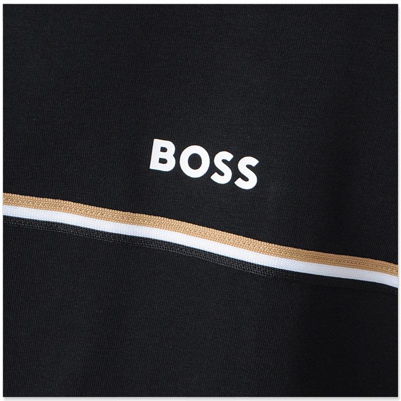BOSS（HUGO BOSS） ヒューゴボス HUGO BOSS Tシャツ 長袖 メンズ ブランド UNIQUE LS-SHIRT ...