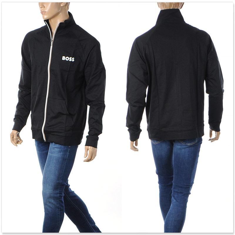 ヒューゴボス HUGO BOSS スウェット メンズ ブランド AUTHENTIC JACKET Z 50521768 ブラック 2024秋冬 ...